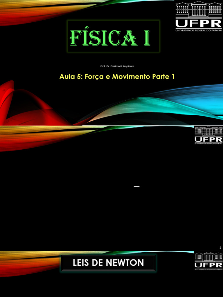 Aula 5 Forca e Movimento Parte 1 | PDF