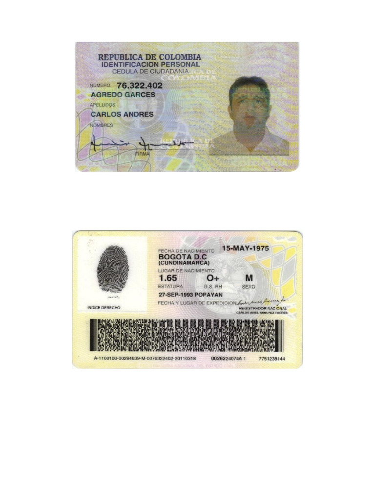 19.cedula Agredo | PDF