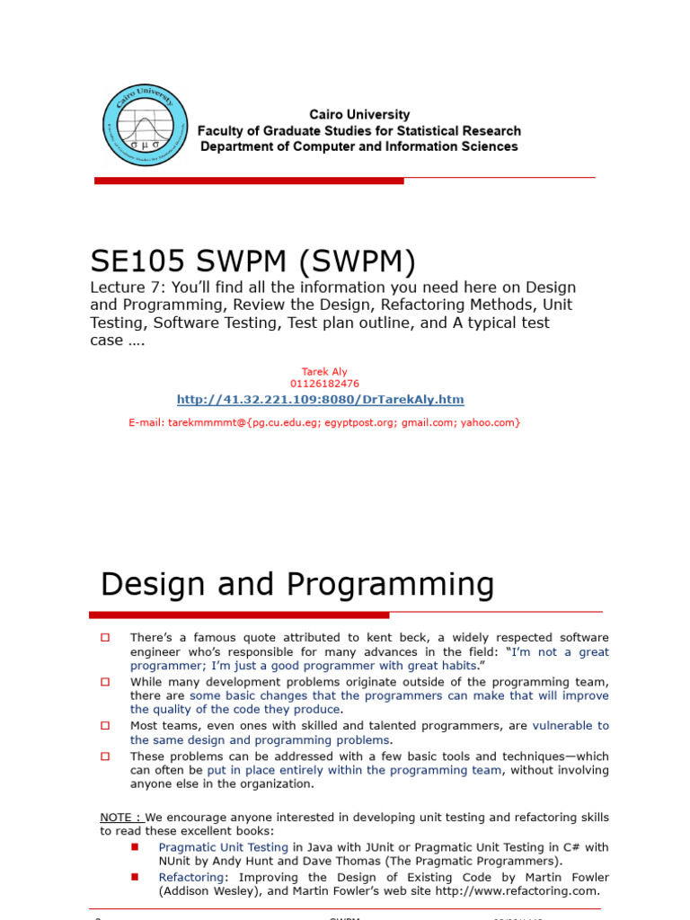 SWPM 8 | PDF