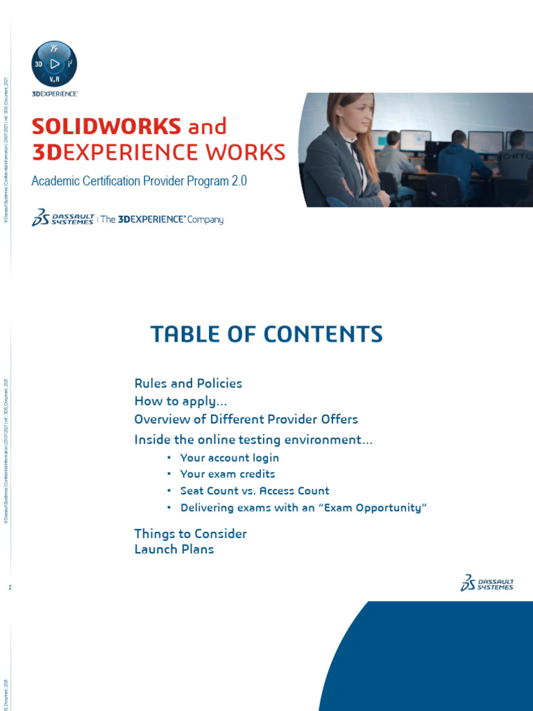 SOLIDWORKS and 3DEXPERIENCE Works Academic Certification Provider ...