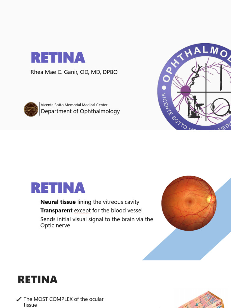 OPHTHA - Retina and Vitreous | PDF