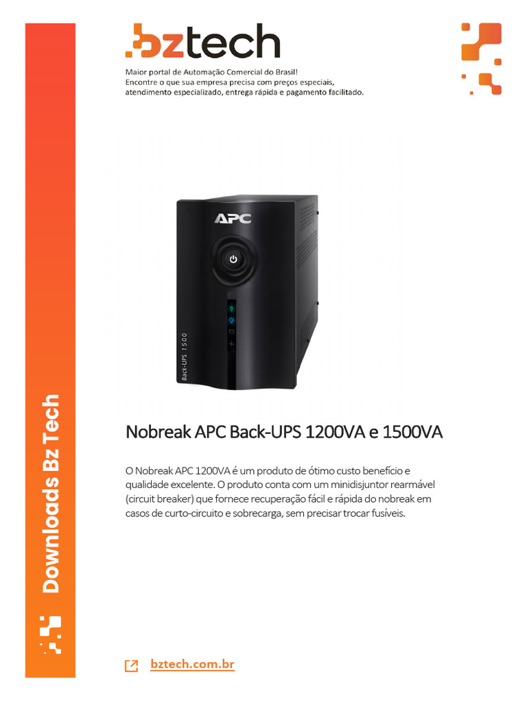 Manual Apc Back Ups 1200 1500 | PDF