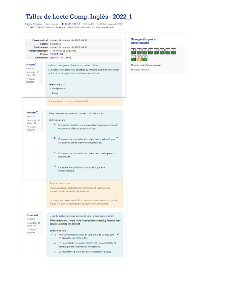 Examen Borrador English | PDF