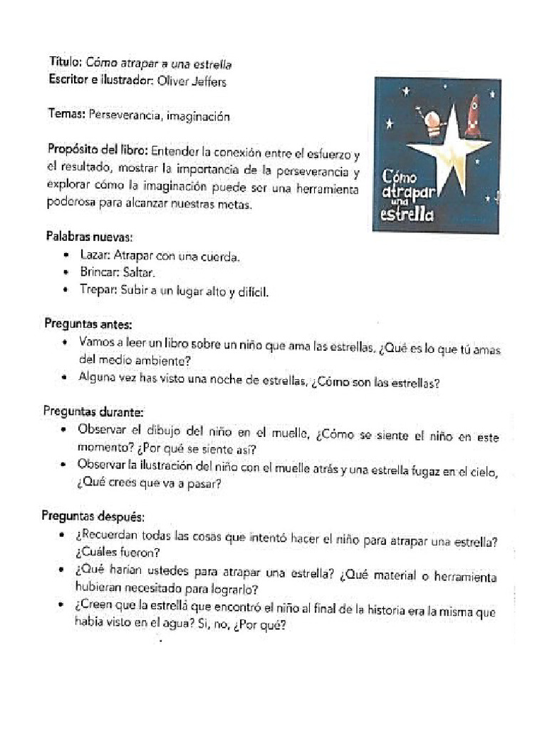 Cómo Atrapar Una Estrella | PDF