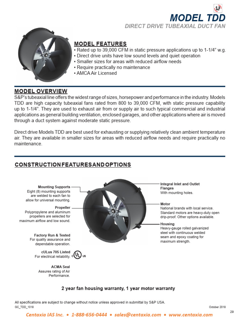 TDD Catalogue Pages | PDF