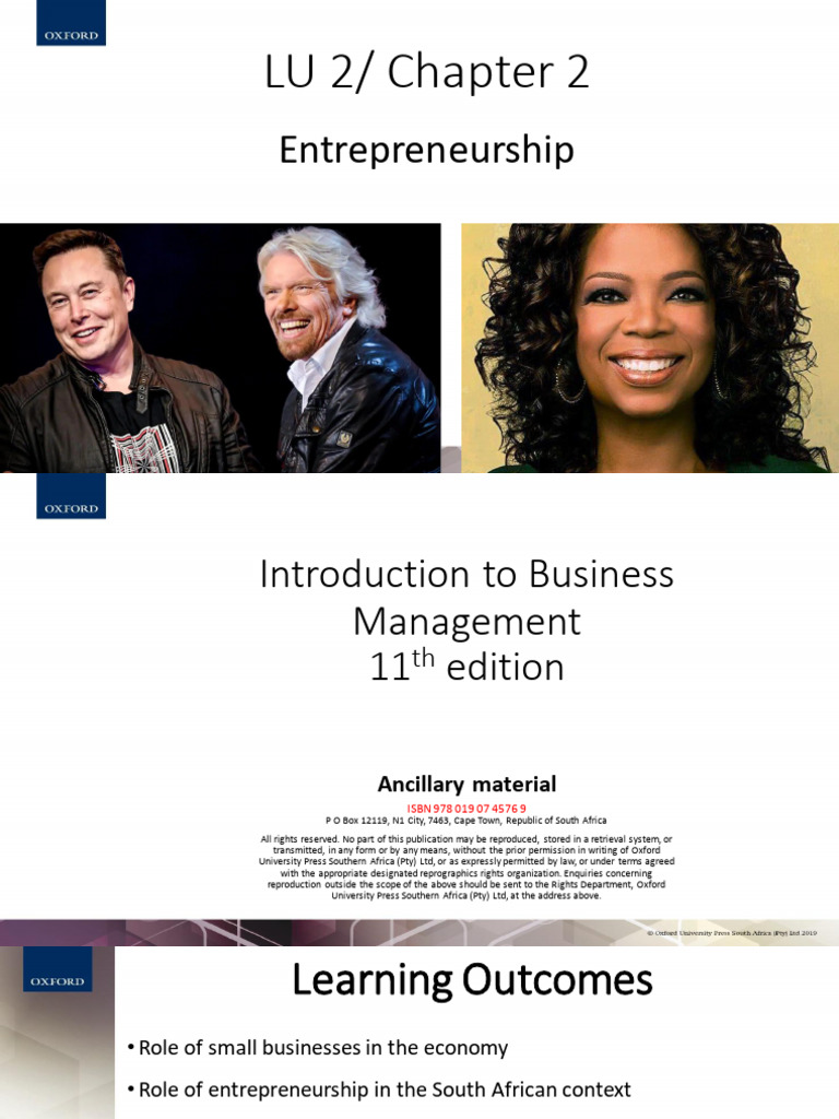 Chapter 2 - Entrepreneurship VC Learn | PDF