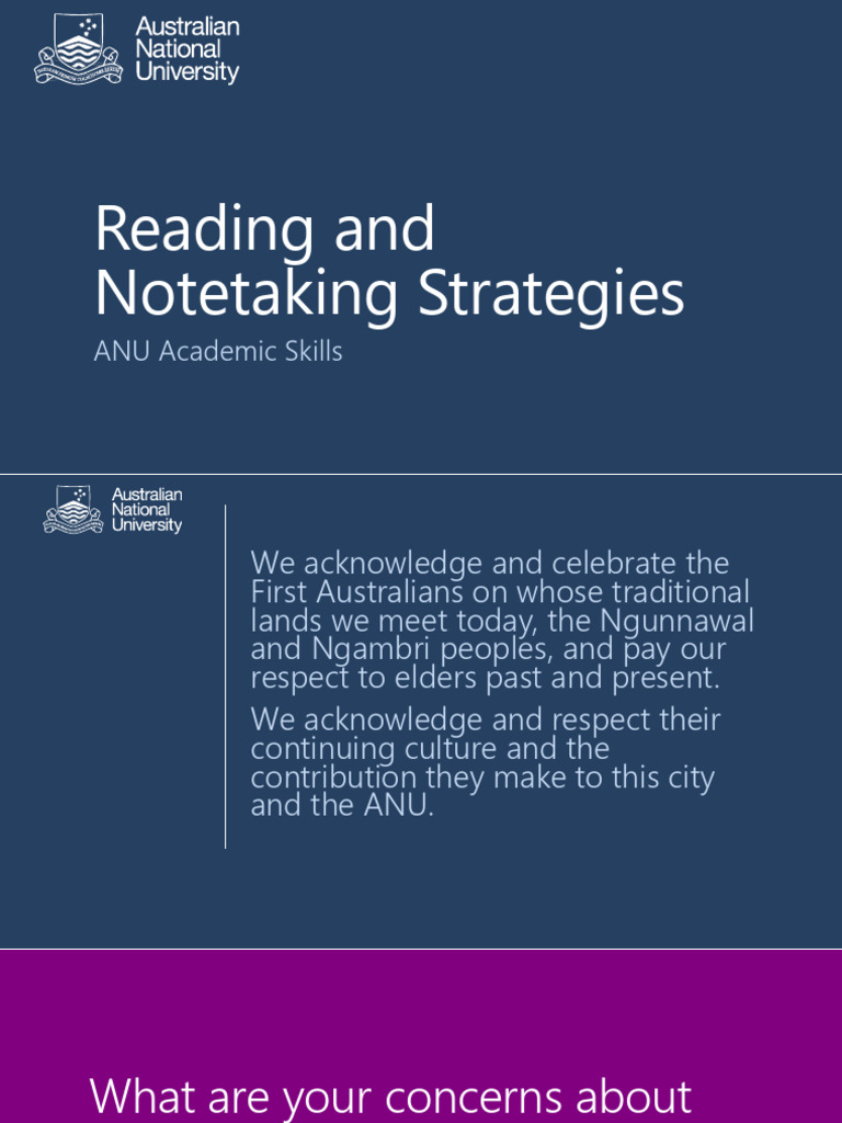Reading and Note-taking Strategies for website, with ex1_0 | PDF