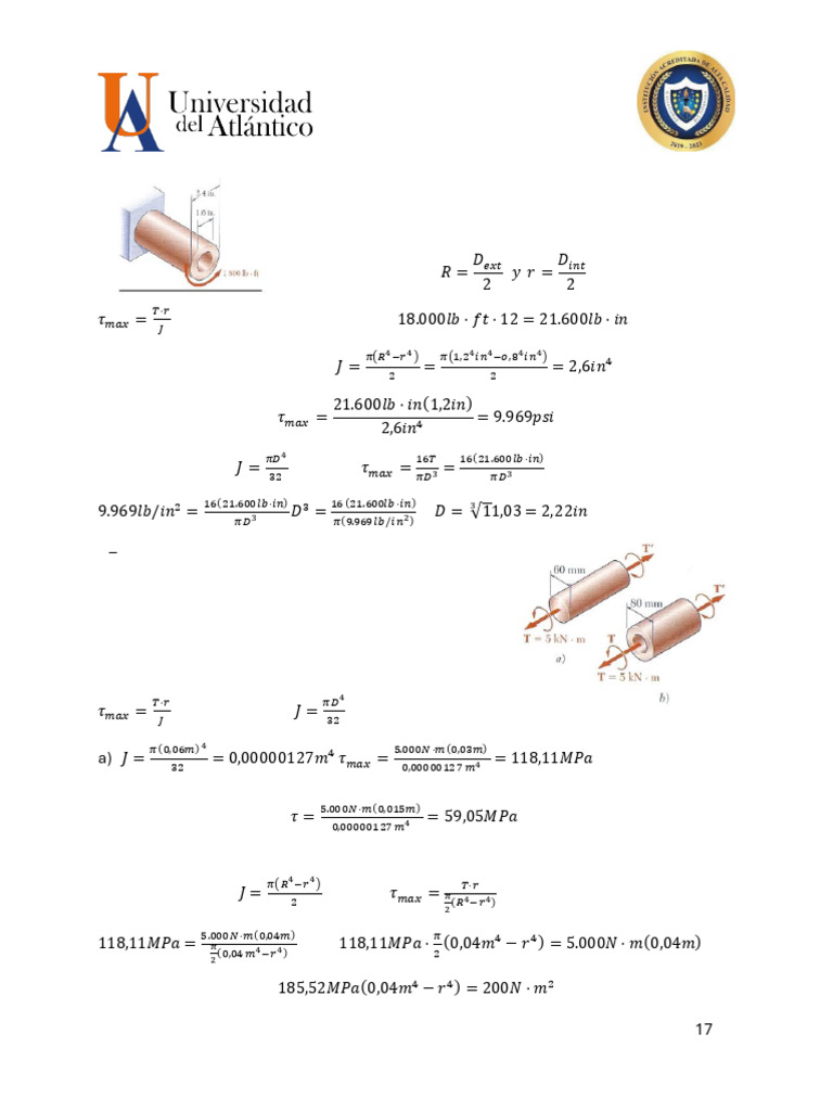 Ejercicios - Resistencia de Materiales-1 | PDF