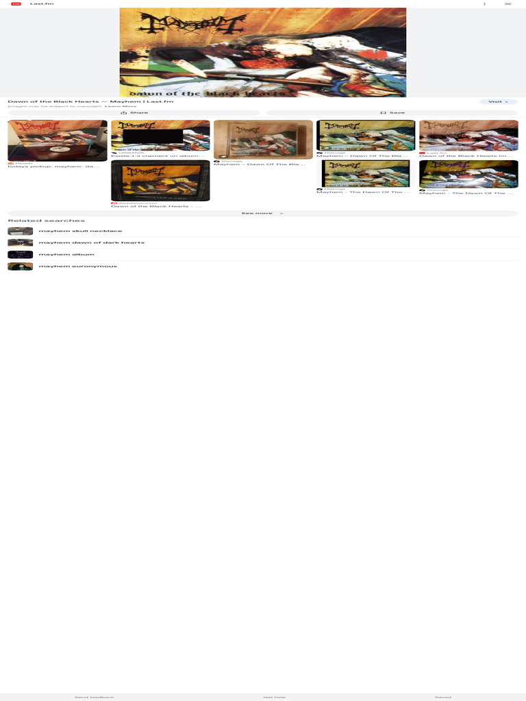 Mayhem Dead Album Cover - Google Search | PDF