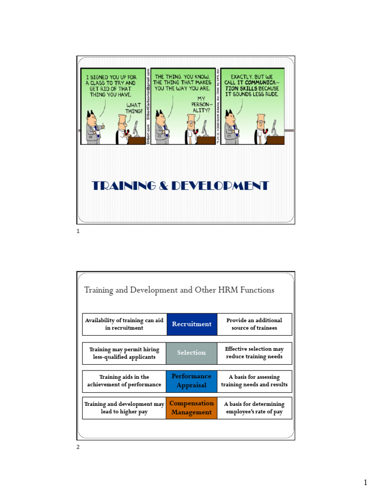 Training and Developement | PDF