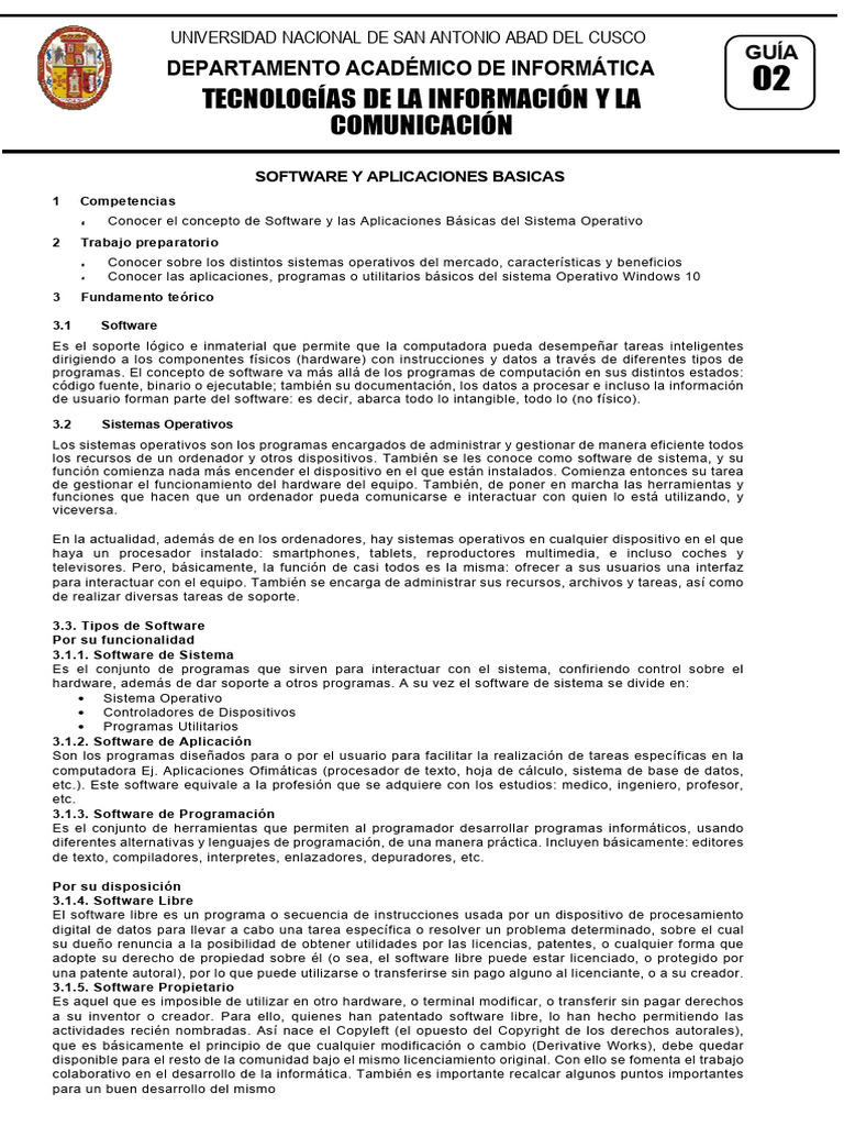 Guia de Laboratorio #2 - Tics | PDF