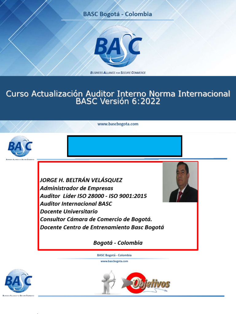 Presentación Norma BASC V6-2022 | PDF