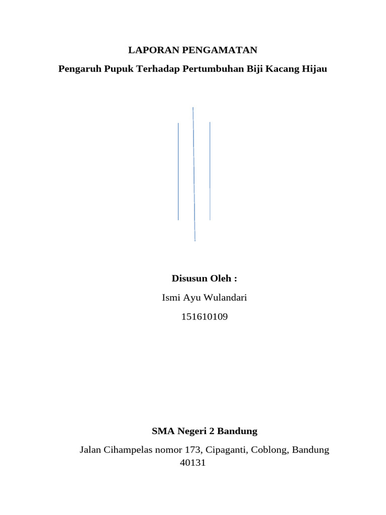Laporan Pengamatan | PDF