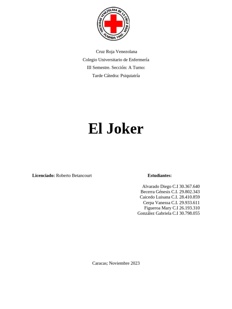 Joker | PDF