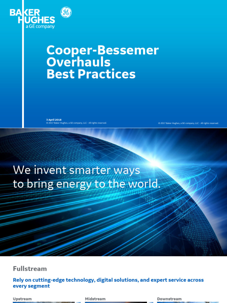 Cooper Bessemer Engine Overhauls | PDF