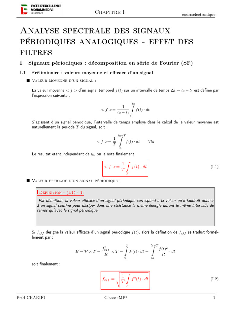 Chap1 Électronique | PDF