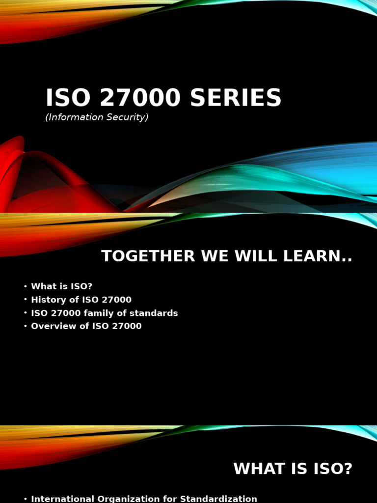 Iso 27000 Series | PDF
