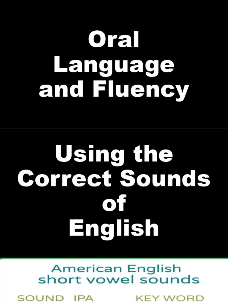 Module 6 Oral Language and Fluency | PDF