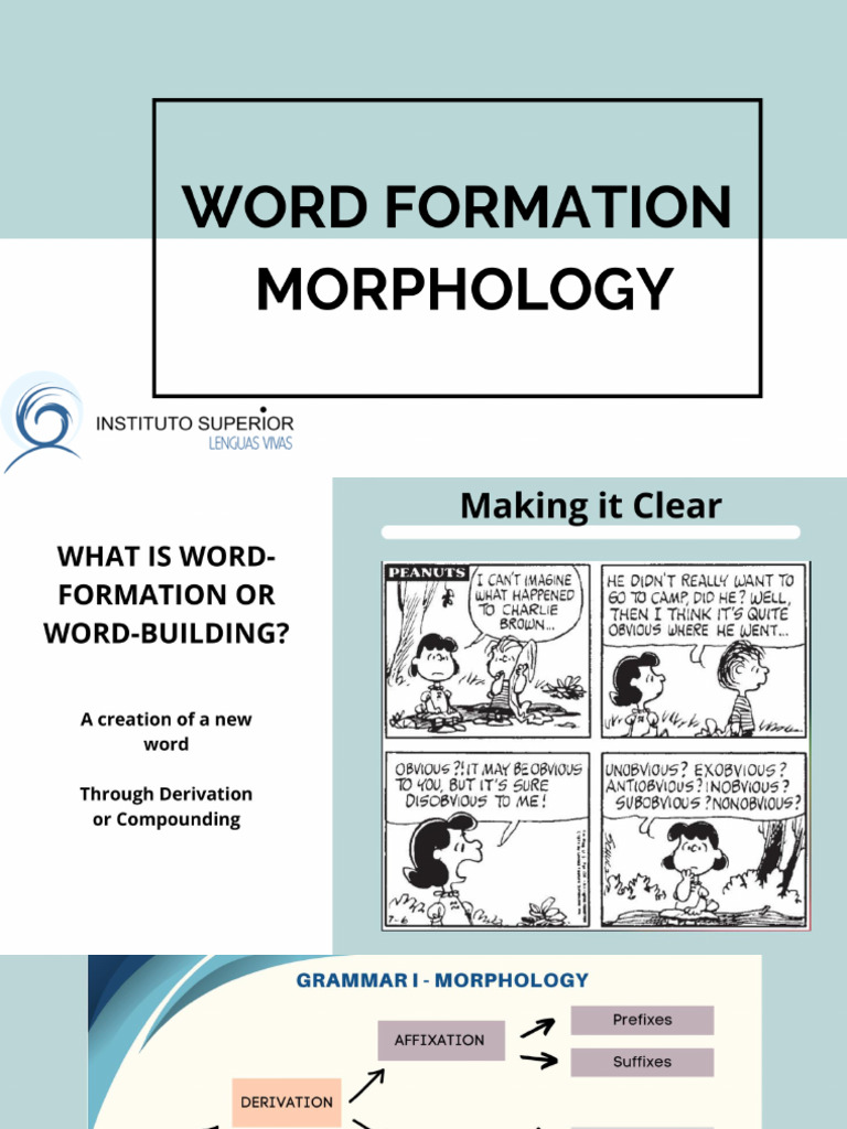 Ppt On Morphology Pdf
