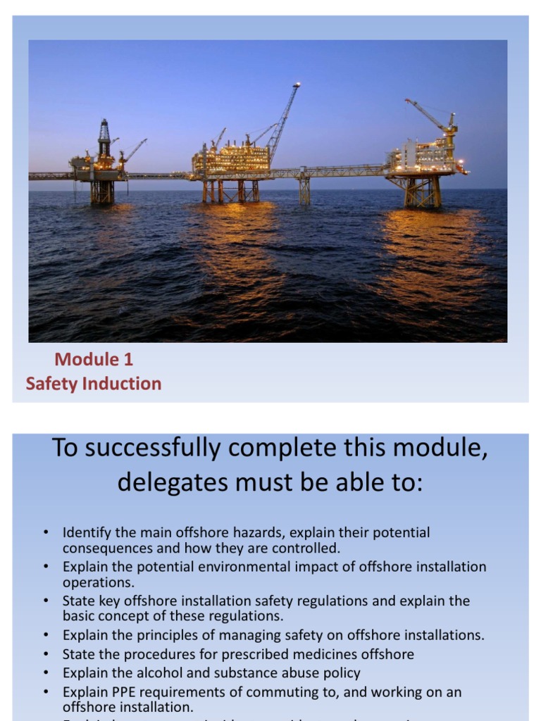 Module 1 Safety Induction 1 | Download Free PDF | Occupational Safety ...