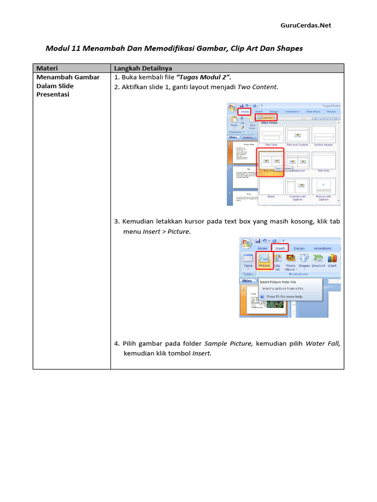 Modul 11 Menambah Dan Memodifikasi Gambar | PDF