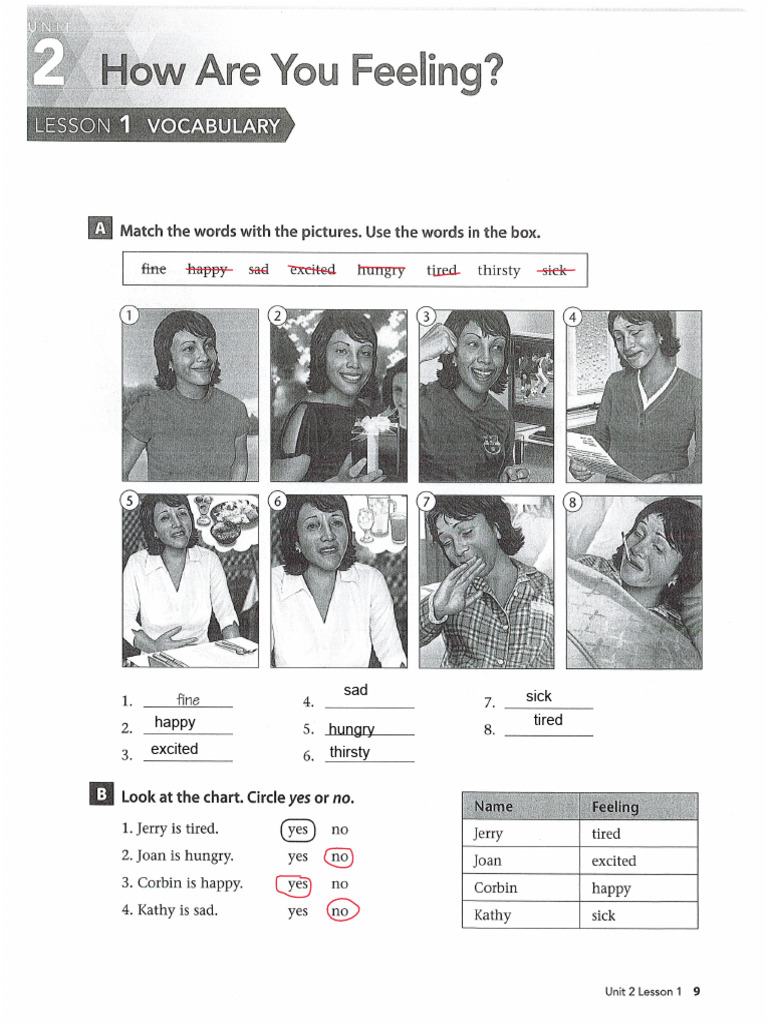 Unit 2 Workbook Pages | PDF