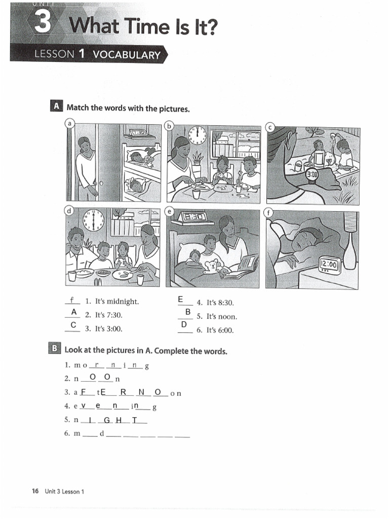Unit 3 Workbook Pages | PDF