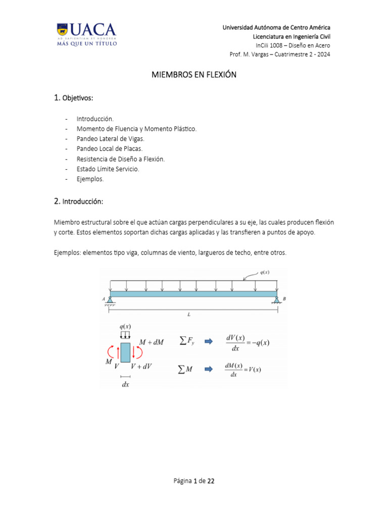 4 MIEMBROS FLEXIÓN | PDF