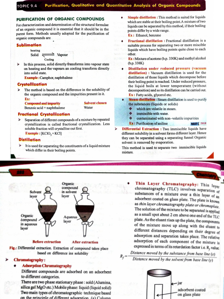 Purification and Qualitative Analysis | PDF