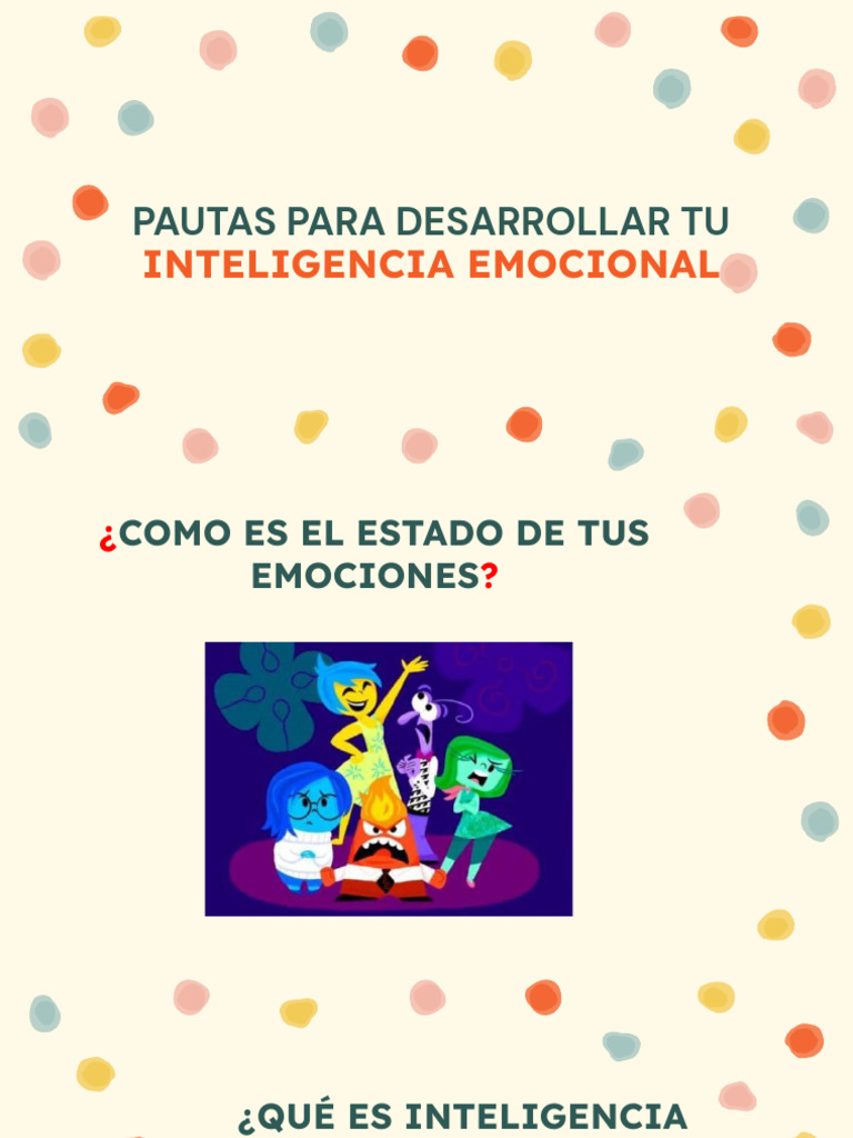 Pautas para Desarrollar Tu Inteligencia Emocional | PDF