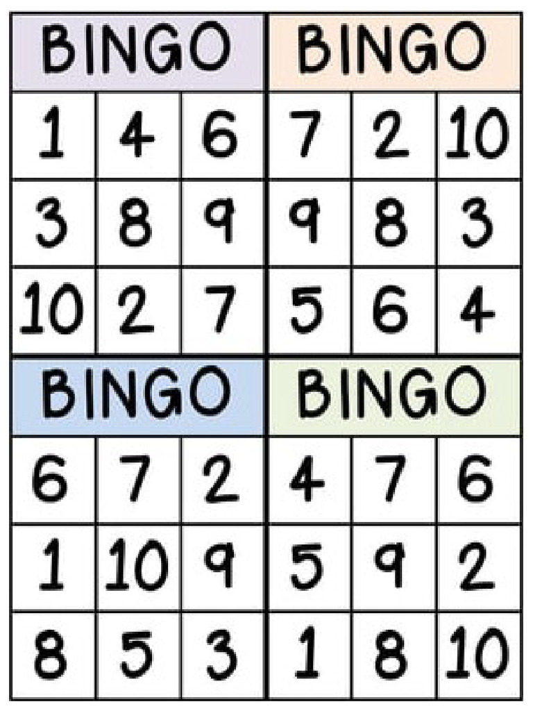 Bingo 1 Al 10 | PDF