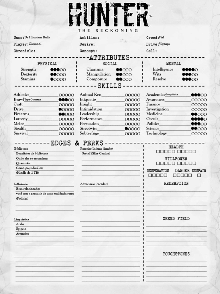 Ficha Histam Bulis | PDF