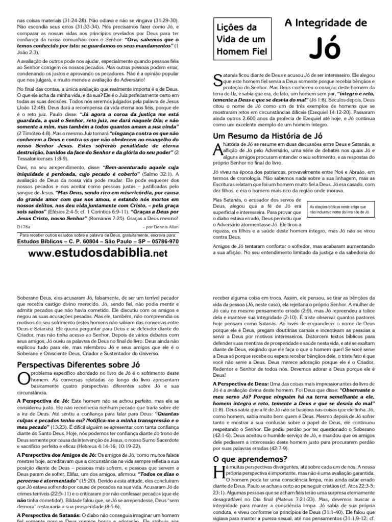 A Integridade de Jo | PDF