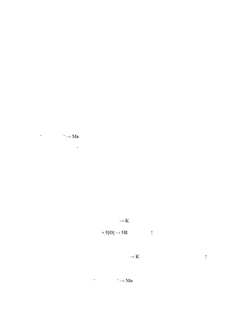 KMnO4 Titration with Oxalic Acid Guide | PDF | Redox | Cooking, Food & Wine