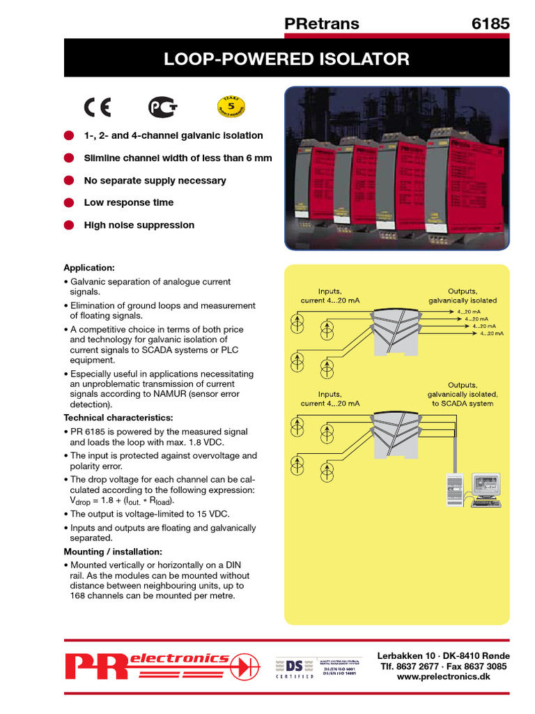 6185uk PROFIBUS® PA/FOUNDATION™ FIELDBUS TRANSMITTER | PDF