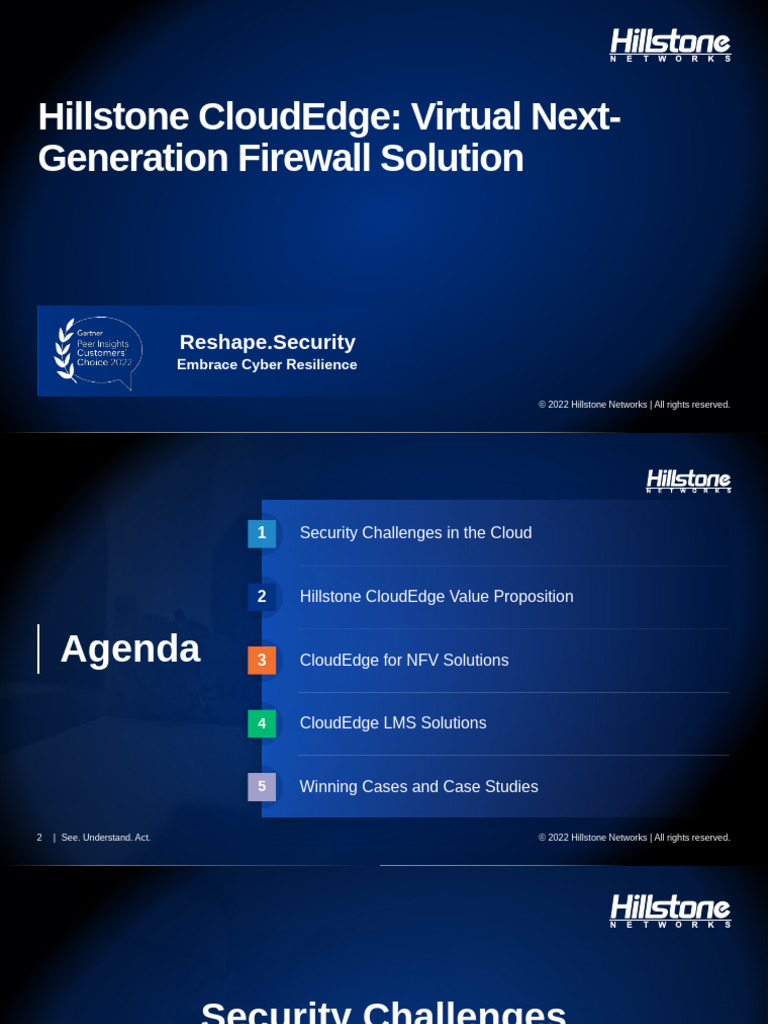 Hillstone CloudEdge 5.5R10 Product Introduction | PDF