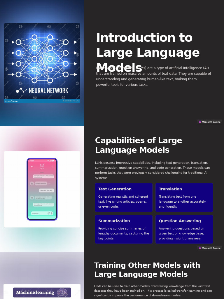 Introduction to Large Language Models | PDF | Data | Computers