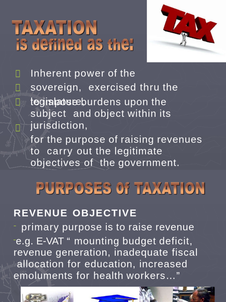 Principles of Taxation | PDF