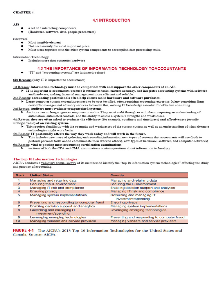 AIS - CHAPTER 4 | PDF