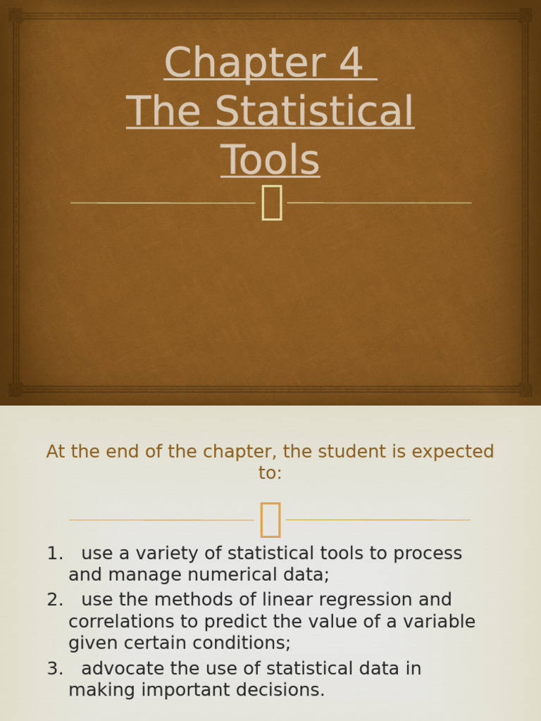 C4 The Statistical Tools | PDF | Statistics | Spearman's Rank ...
