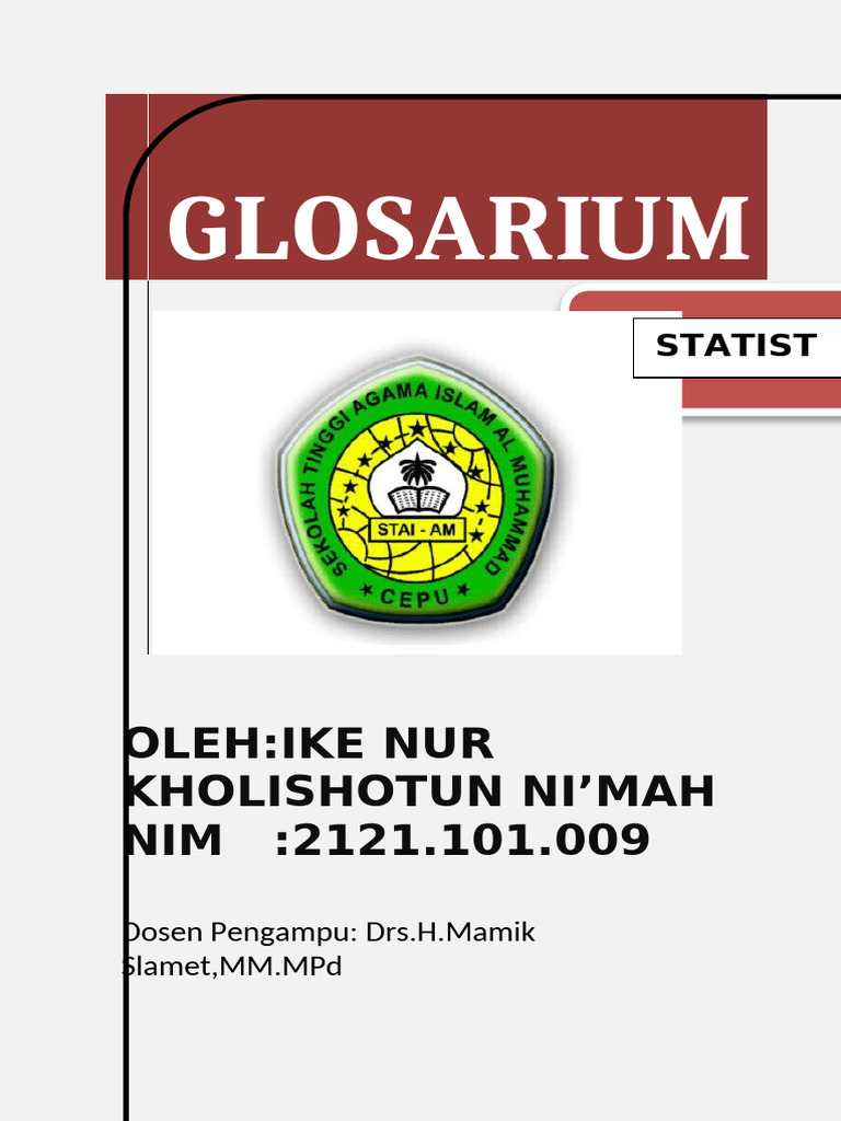 GLOSARIUM | PDF