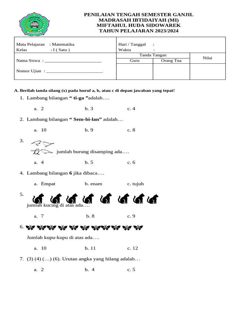 Soal Mapel MM Cetak 29 | PDF