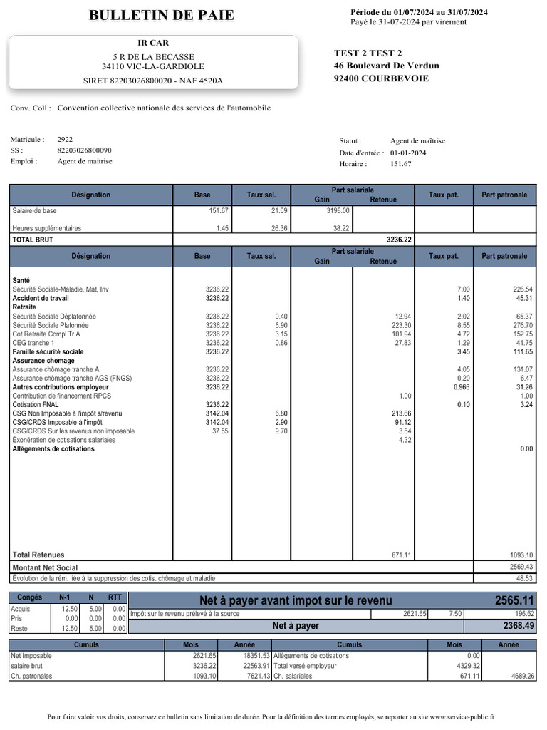 Bulletin Test 2 Test 2 07 2024 | PDF