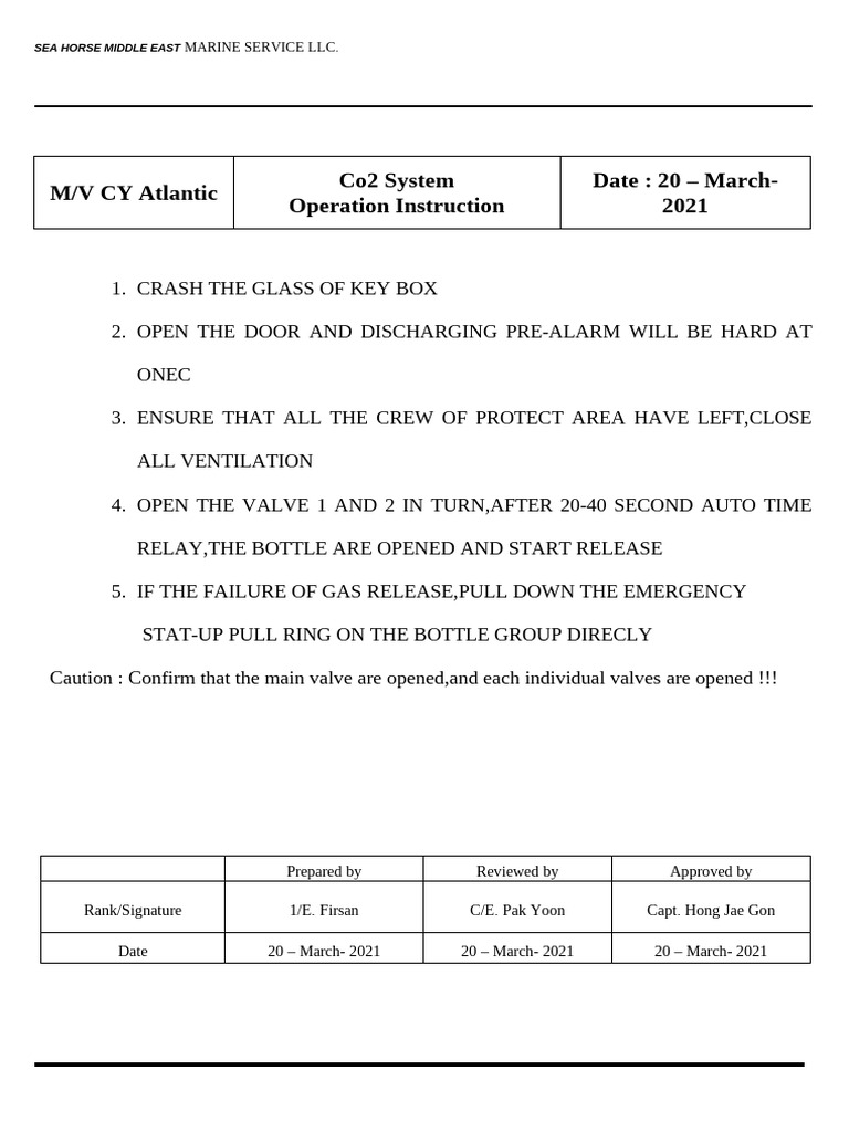 Co2 Operation System | PDF Co2 Operation System | PDF
