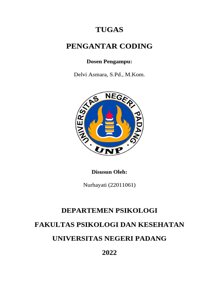 Tugas 3 Pengantar Coding | PDF