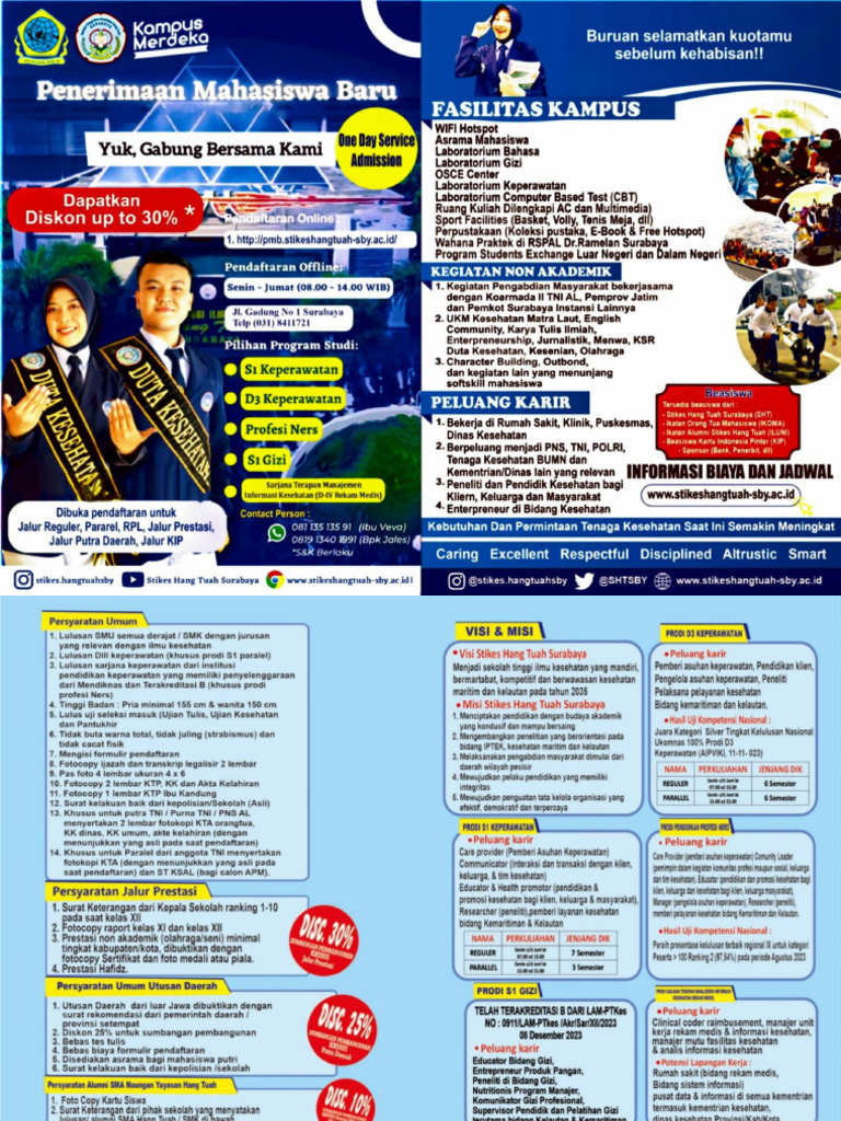 Brosur PMB SHT Sby UPDATE 2024 | PDF