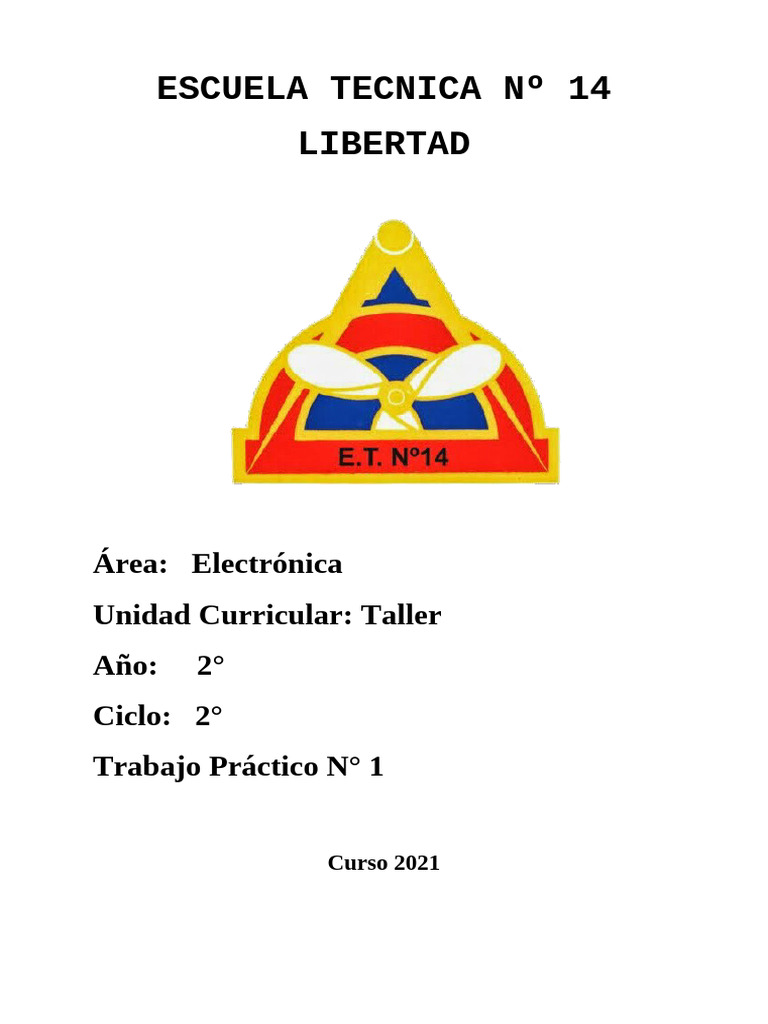 2021 Caratula TP ET 14 | PDF