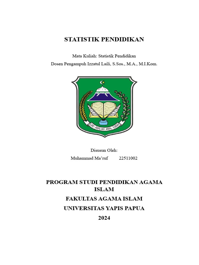 Statistik Pendidikan | PDF