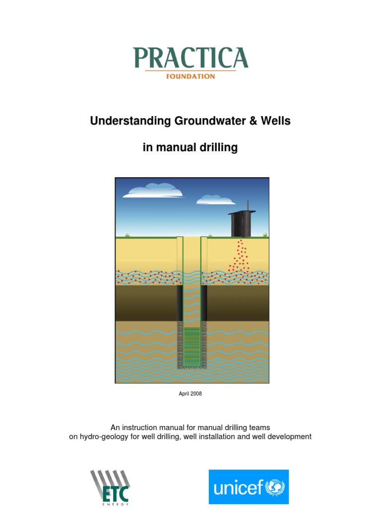 Manual Drilling: Groundwater & Well Guide | PDF | Aquifer | Groundwater