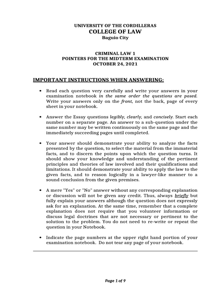 Midterm Pointers | PDF